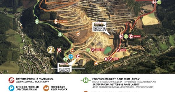 Erzbergrodeo Besucherplan | Motorradreporter